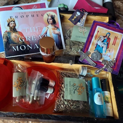 Cross of Pardon & Medal Our Mother of Good Guard Marie Julie Jahenny ...