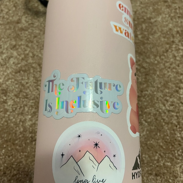 The Future is Inclusive Sticker, Diversity Stickers, Feminist Stickers ...