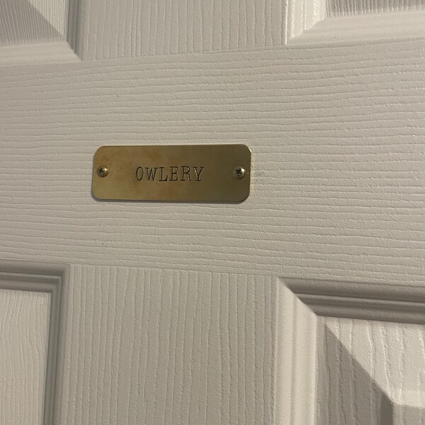 Custom Hand Punched Hotel Room Numbers Locker Numer Tag Industrial Tag ...