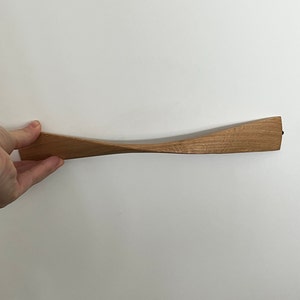 Twisted Oak Wood Drawer Handles, Minimalist Handle Modern Cabinet Pulls ...