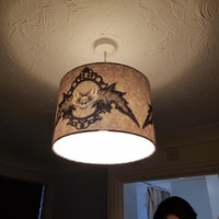 Victorian Gothic Bat Lamp Shade, Gothic Home Decor 25cm Light Shade - Etsy