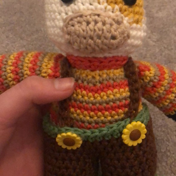 Sunflower Cow ~ Crochet Pattern - Etsy