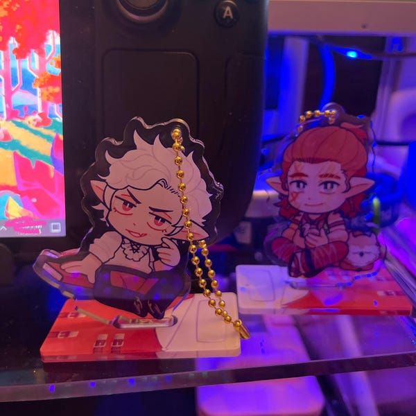 BG3 A Long Rest Acrylic Standee Charms - Etsy