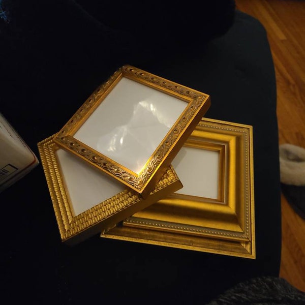 Set of 10 GOLD WEDDING Table Frames Party Favor Photo Frame - Etsy