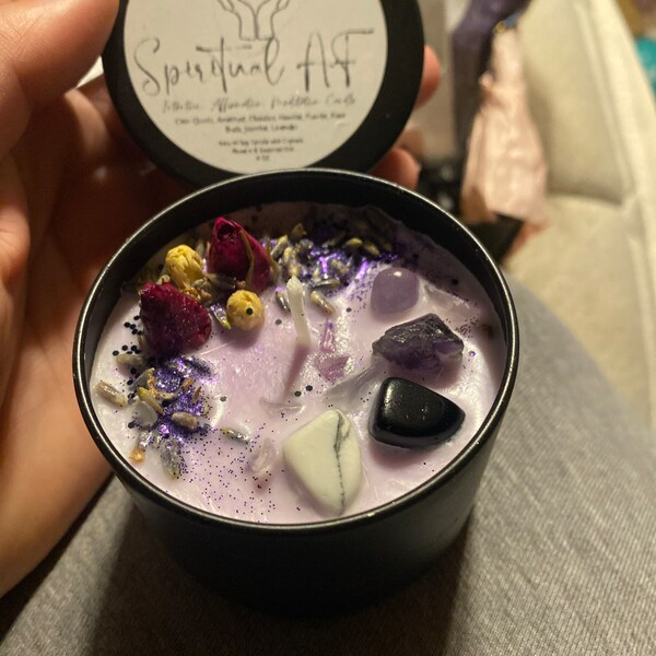 Spiritual AF Manifestation Candle - Etsy