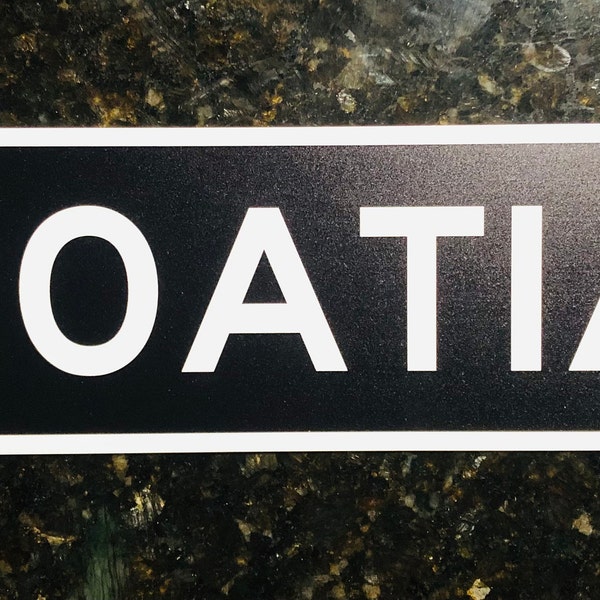Croatia Sign, Croatia Wall Decor, Croatia Gift, Croatia Souvenir Sign ...