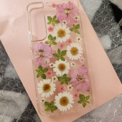 Pressed Flower Phone Case, Dried Flower Samsung Galaxy S24 S23 S22 ...