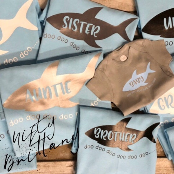 Shark SVG Shark Shark Family Mommy Shark Daddy Shark Brother Shark ...