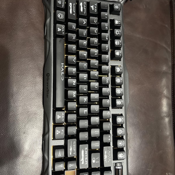 Halo Theme Backlit Keycap Set | Mechanical Keyboard Keycap Set for ...