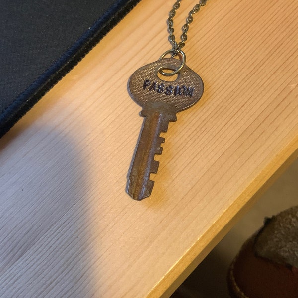 Men's Personalized Vintage Key Necklace - YOU Choose the Key and ...
