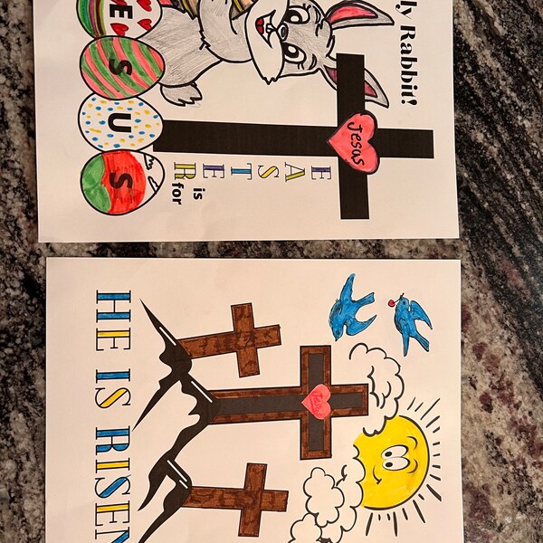 4th of July Christian Activity Coloring Painting Pages (two) Flag ...