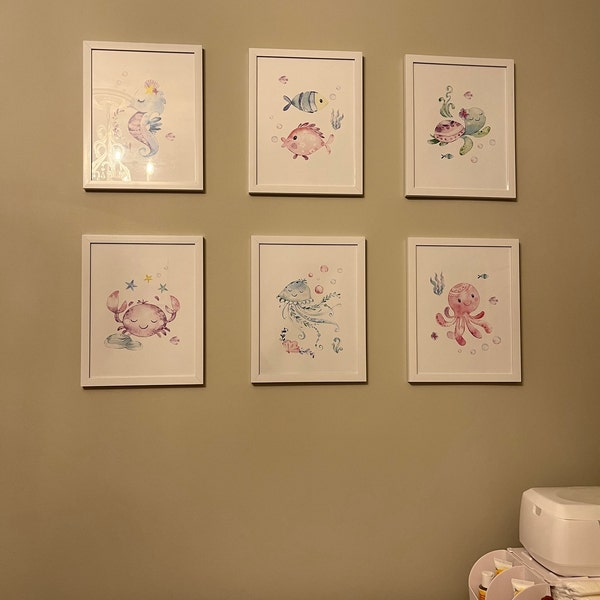 Girls Room Decor, Mermaid Prints, Inclusive Wall Art, Printable Art for ...