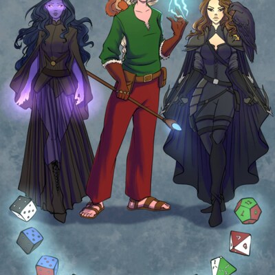 Character Design Reference Sheet, Dungeons and Dragons, Commission ...