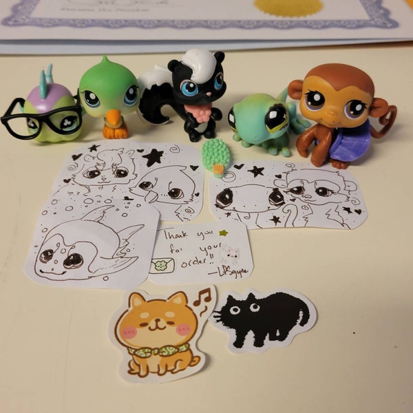 Authentic Lps Littlest Pet Shop Dog Figures - Etsy