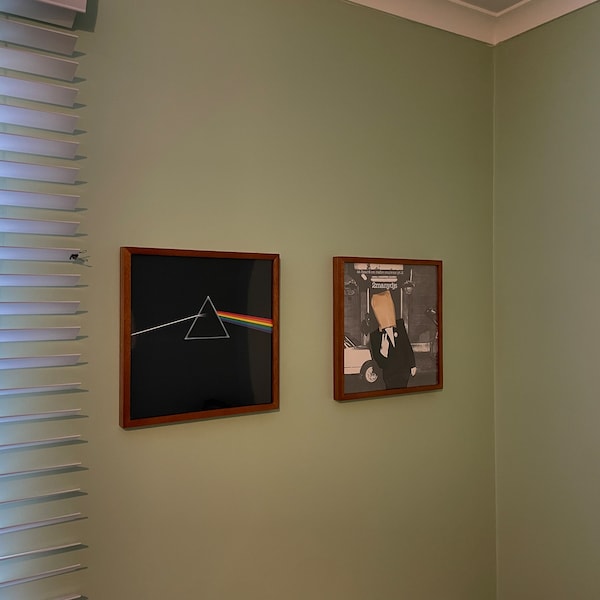 Vinyl Frame (les Choses) / Vinyl Display Slim Wooden Frame (vintage ...