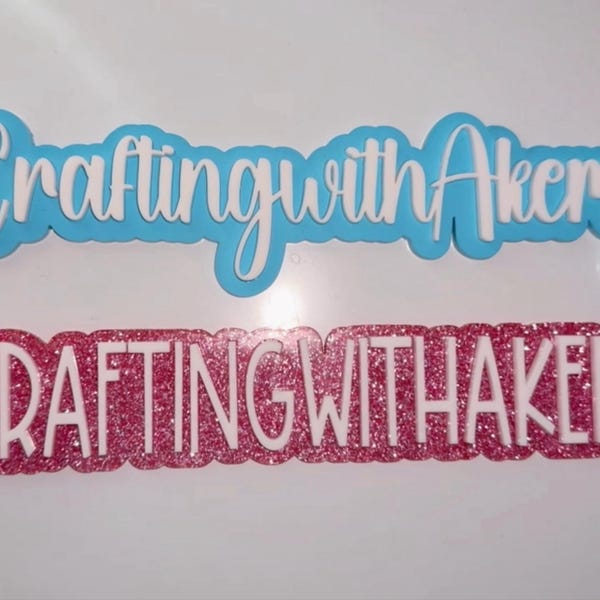 Acrylic Social Media Watermark Bubble Shape |instagram Tag|business Tag ...