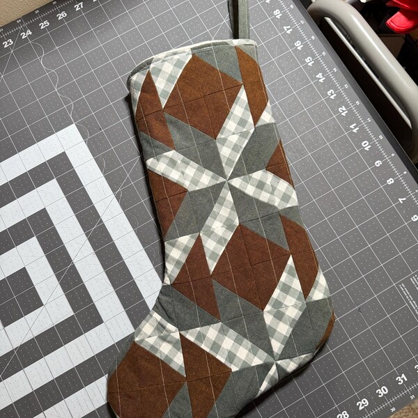 Seeing Stars Stocking | Patchwork Christmas Stocking Pattern - PDF ...