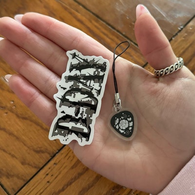 D-day Guitar Pick Sticker Set Agust D Tour Suga BTS - Etsy