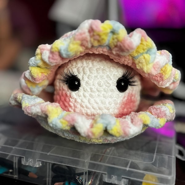 Giant Clam & Mini Clam Crochet Pattern PDF – Amigurumi Sea Creature, No ...