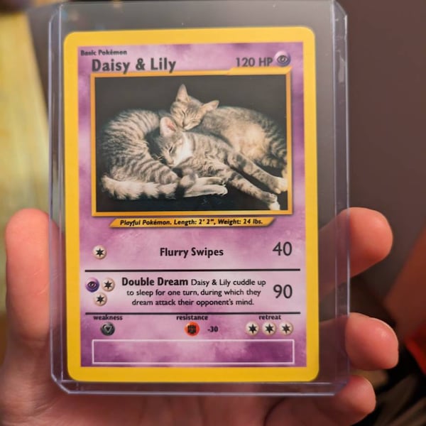 Custom Pokemon Card, Pokemon Gift, Pokmeon Card, Pokemon TCG, Pokemon ...