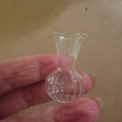 Miniature Glass Vase Mini Glass Color Flask Bottles Miniature - Etsy