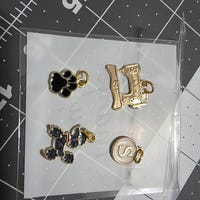 Enameled Baby Diaper Pin Charm **boy or Girl** - Etsy