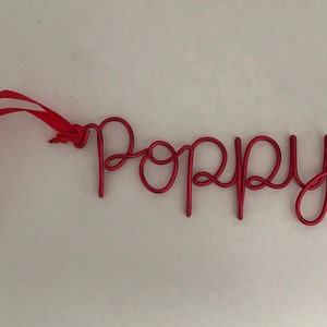 Knitted Names and Words Wool Wire Words Personalised Wall | Etsy UK