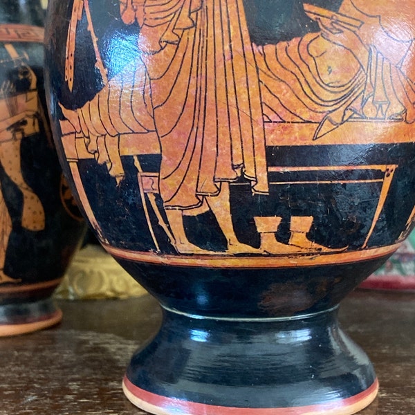 Athenian Red Figure Ceramic Amphora, Athena, Perseus and Medusa - Zeus ...