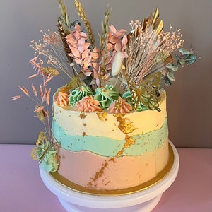 All Pink Bakers Box Dried Flower Cake Pink Dried Flower Cake - Etsy