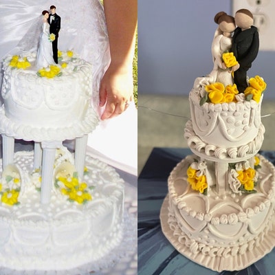 Eskimo Wedding Cake Eskimo Cake Topper Eskimo Kisses Cake - Etsy