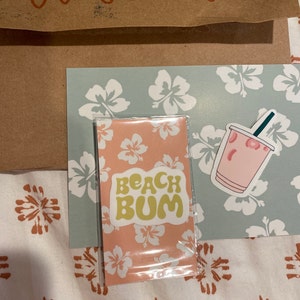 Random Sticker Pack Coconut Girl Aesthetic Stickers - Etsy