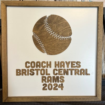 Coach Appreciation Sign Sports Coach Sign Coach Appreciation Gift ...