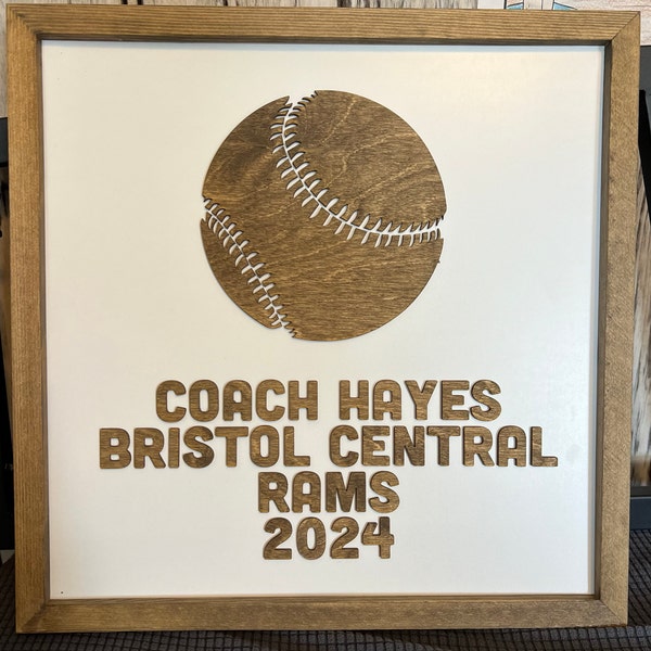 Coach Appreciation Sign, Sports Coach Sign, Coach Appreciation Gift ...