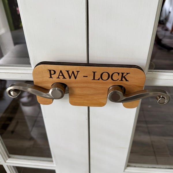 Paw-lock - to Keep Those Pesky Animals From Opening the Interior French ...