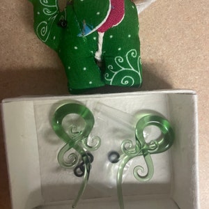 1 Pair 2 Pieces Solid Black Note Spirals 10g 8g 6g 4g 2g 0g | Etsy