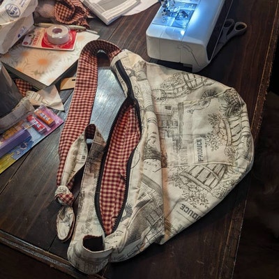 Croissant 2 Way Crossbody Shoulder Bag Pattern Sewing PDF Printable ...