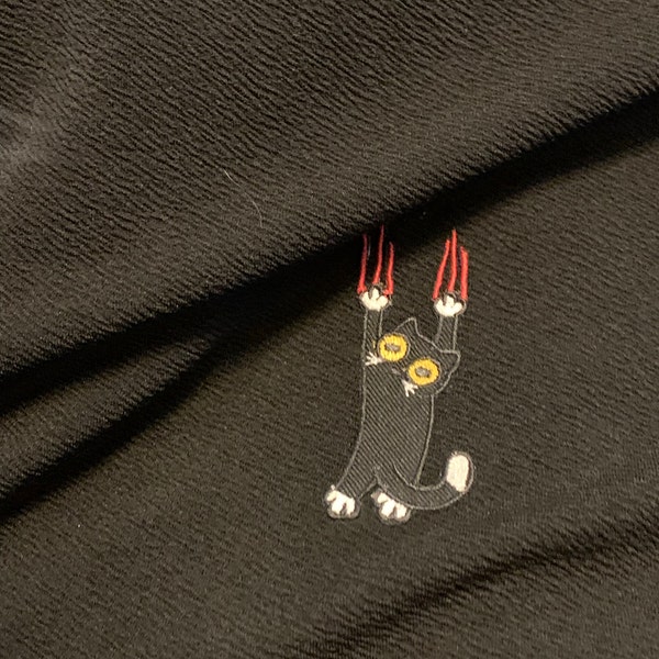 Black Cat Patches Iron on Patches Cat Iron on Patch Patches for Jackets Embroidery Patch Patch ...