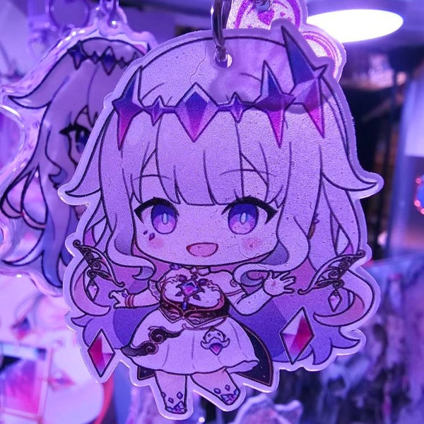 Hololive Vtuber Keychain 6th Gen Holox Chibi Kiyori Iroha La+darkness ...