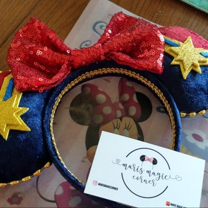 Captain Marvel Inspired Ears - Etsy
