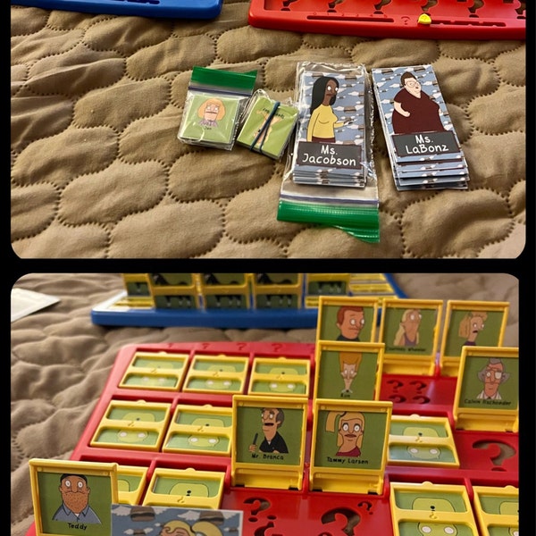 Burger Family Themed Bundle - Starter + Expansion - Printable Guess Who ...