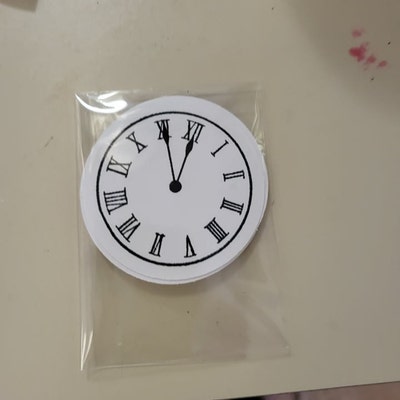 Clock Face Time Tags Round Gift Tags Set of 10 - Etsy