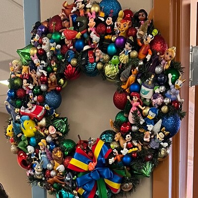 Upcycled Retro 90s Kids 1990's Vintage Toys Christmas Wreath Kitsch ...