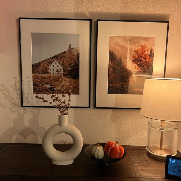 Fall Landscape Printable Photography, Autumn Forest Large Wall Art ...