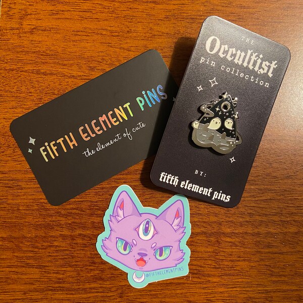 Ghost Terrorium Hard Enamel Pin | Occult | Spoopy | Terrarium ...