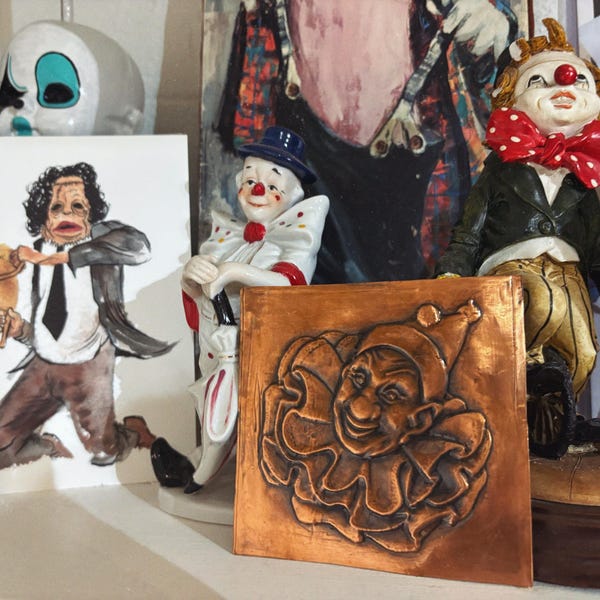 VTG Coppersmith 10 Hammered Copper Art Pieces Including 2 Molds ...