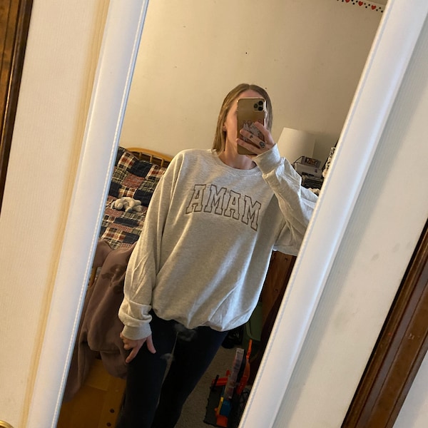 Embroidered Cool Moms-dads Club Sweatshirt, Mama Sweater, Mother's Day ...