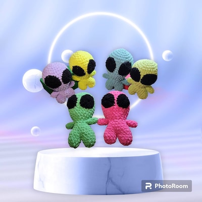 Mini Chubby Alien and Chonky Alien Crochet Pattern - Etsy