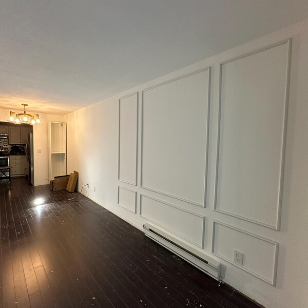 DIY Wall Frame Moulding, DIY Kit for Paneling, Self Adhesive Moulding ...