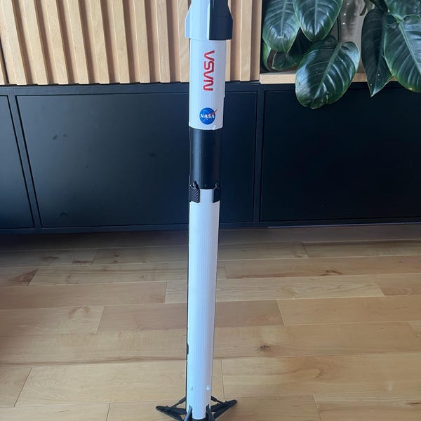 Spacex Falcon 9 Fairing Payload 60cm Tall Display Rocket Model 1:110 ...
