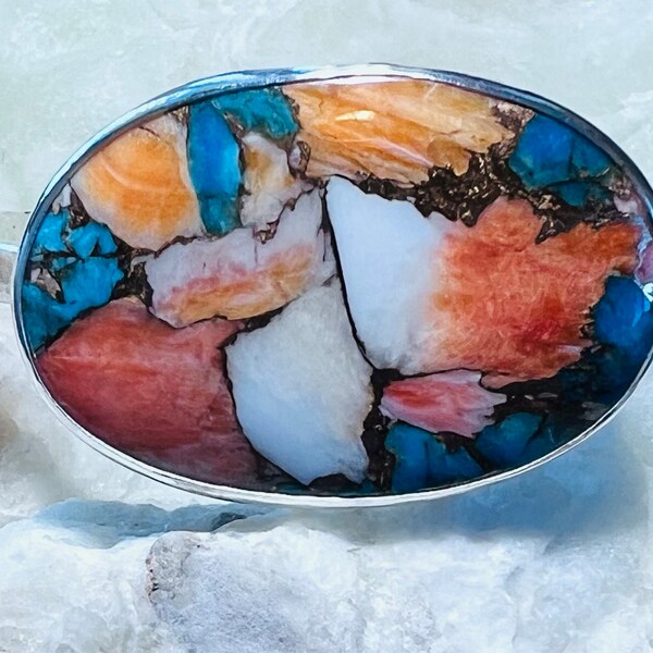 Spiny Oyster Turquoise Cabochon, Copper Turquoise, Mojave Turquoise ...